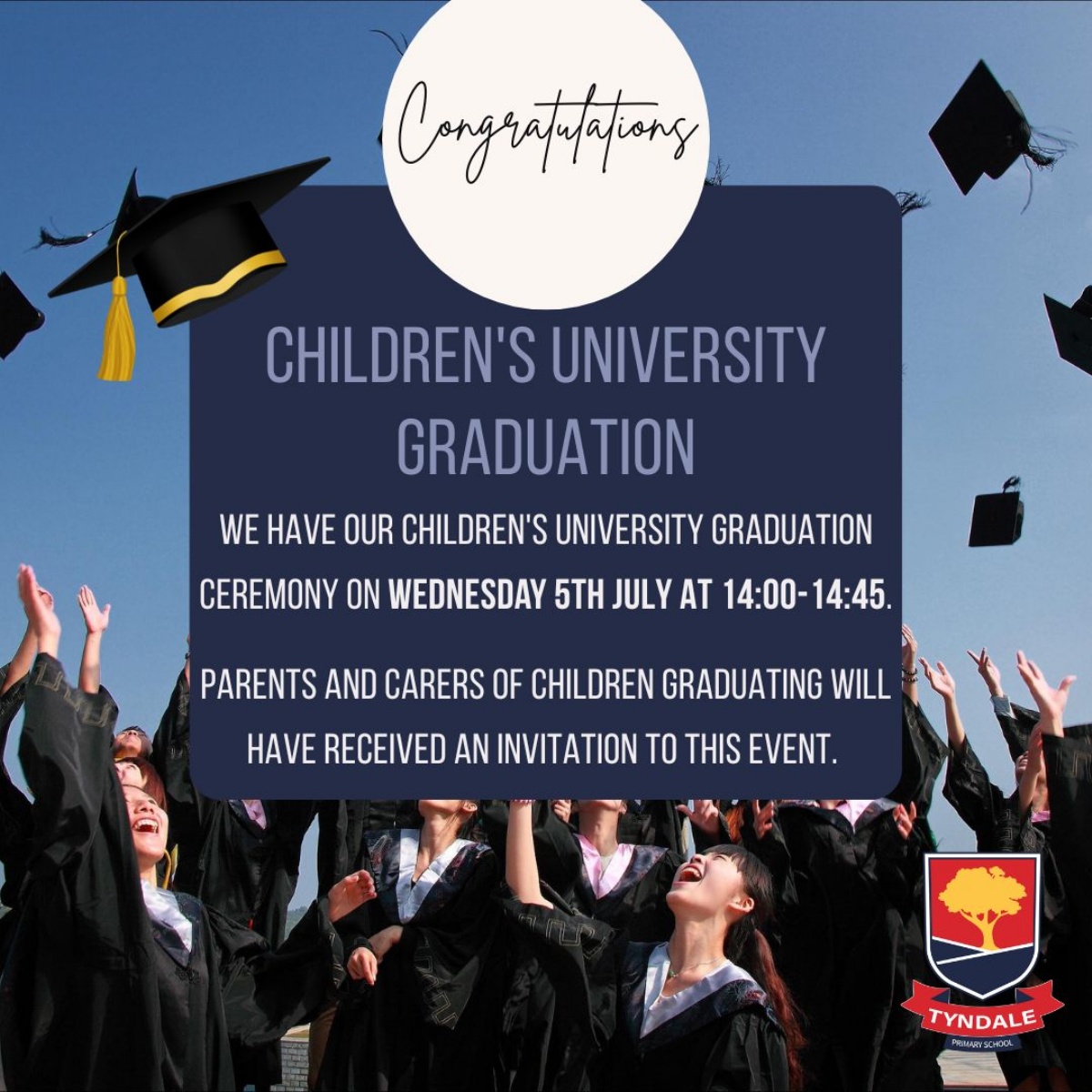 Children's University Graduation Ceremony - Tyndale Primary School
