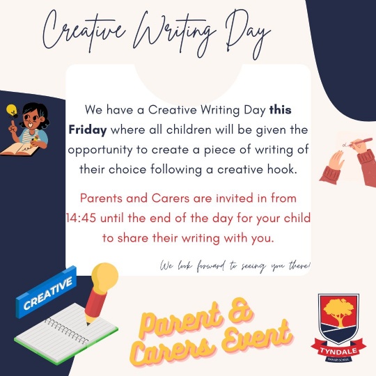Creative Writing Day - Tyndale Primary School