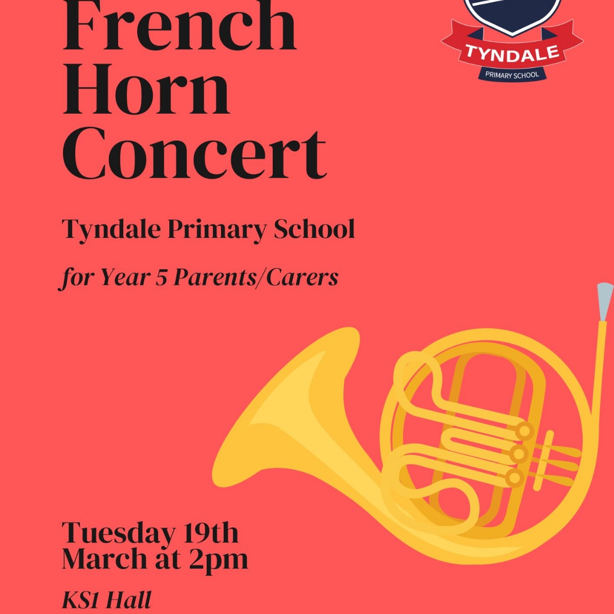 French Horn Concert - Year 5 - Tyndale Primary School