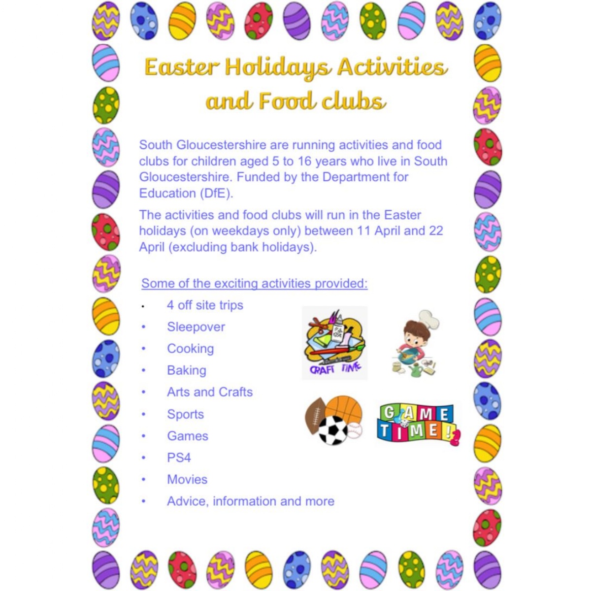 Easter Holiday Clubs - Tyndale Primary School